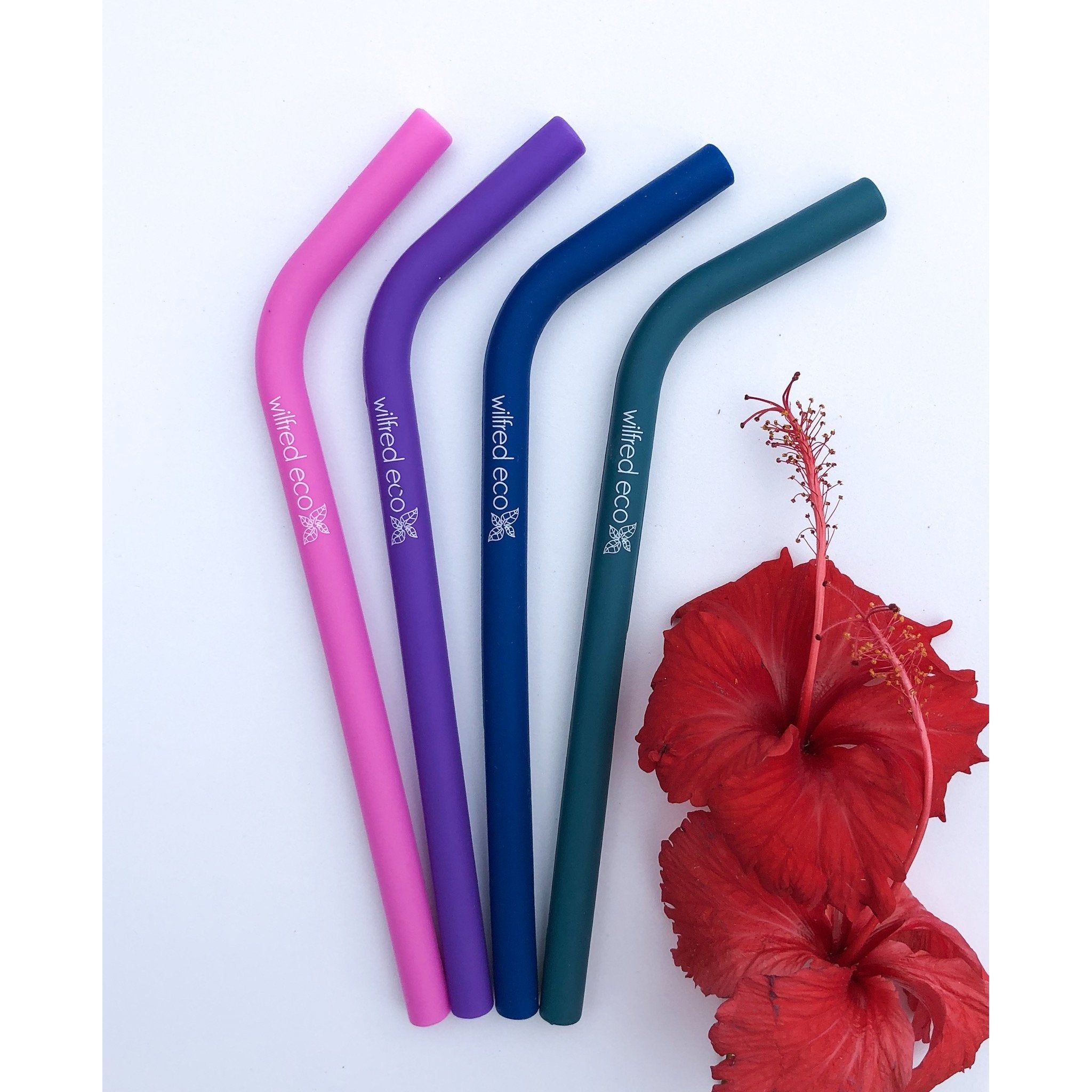 Reusable Silicone Drinking Smoothie Straws Australia – Wilfred Eco